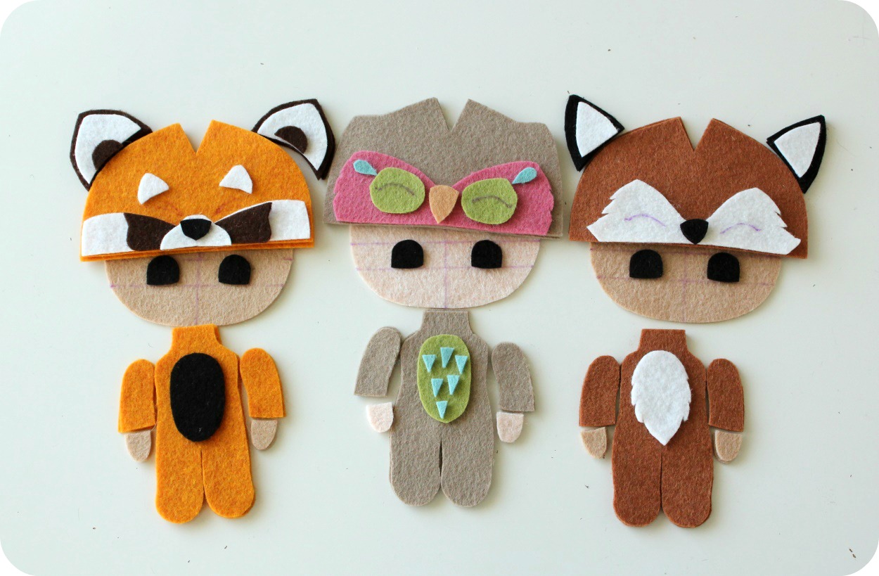 Peek-a-boo Pals - Set Of Seven Pdf Patterns on Luulla