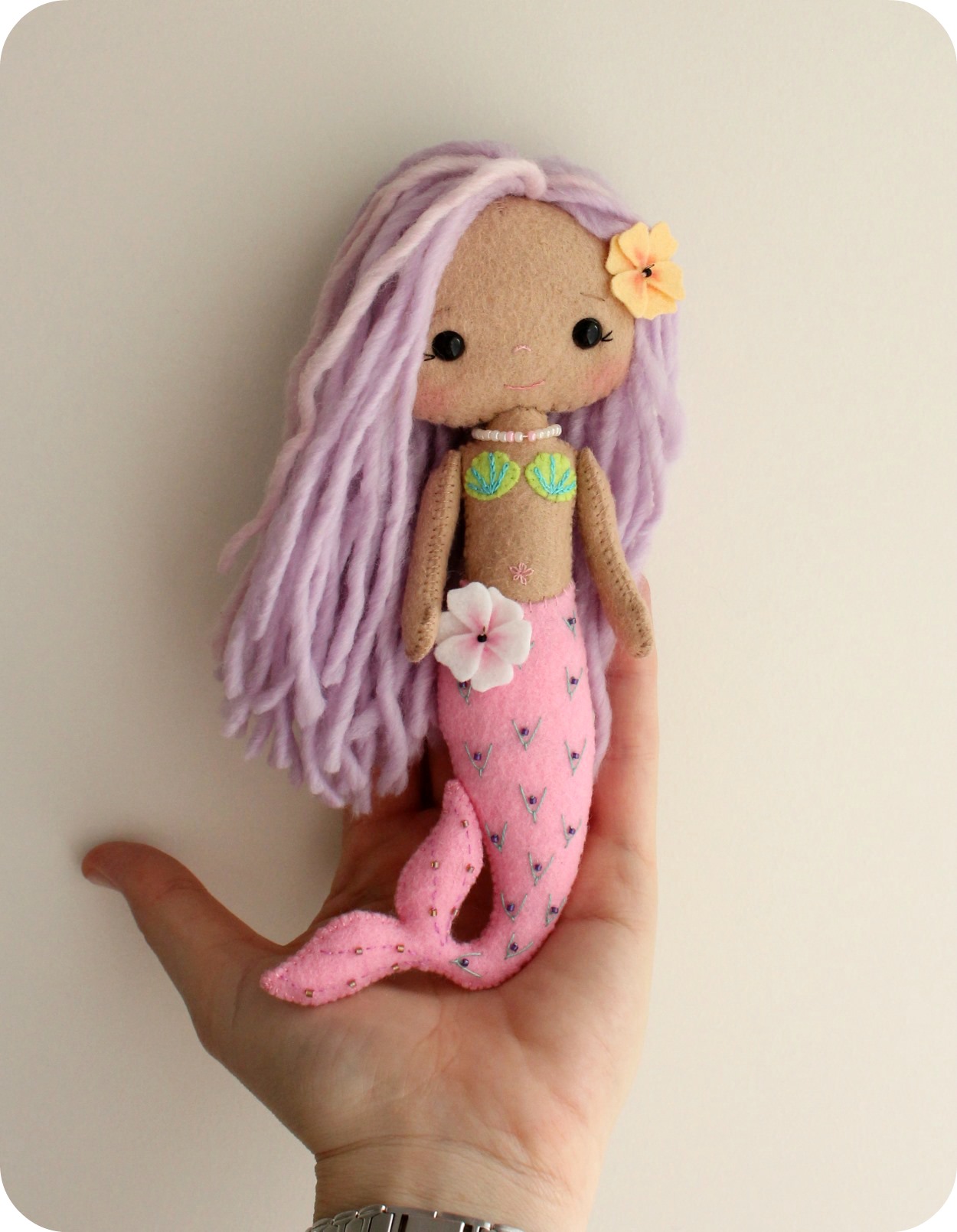 Mermaid Girl Pdf Pattern on Luulla